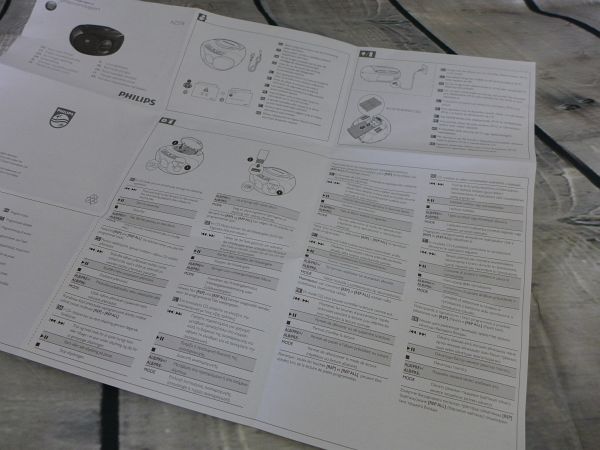 Philips AZ318 CD Soundmachine – Sannes Block